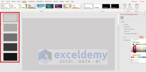 How to Change Background Color to Grey in Excel (Step by Step)