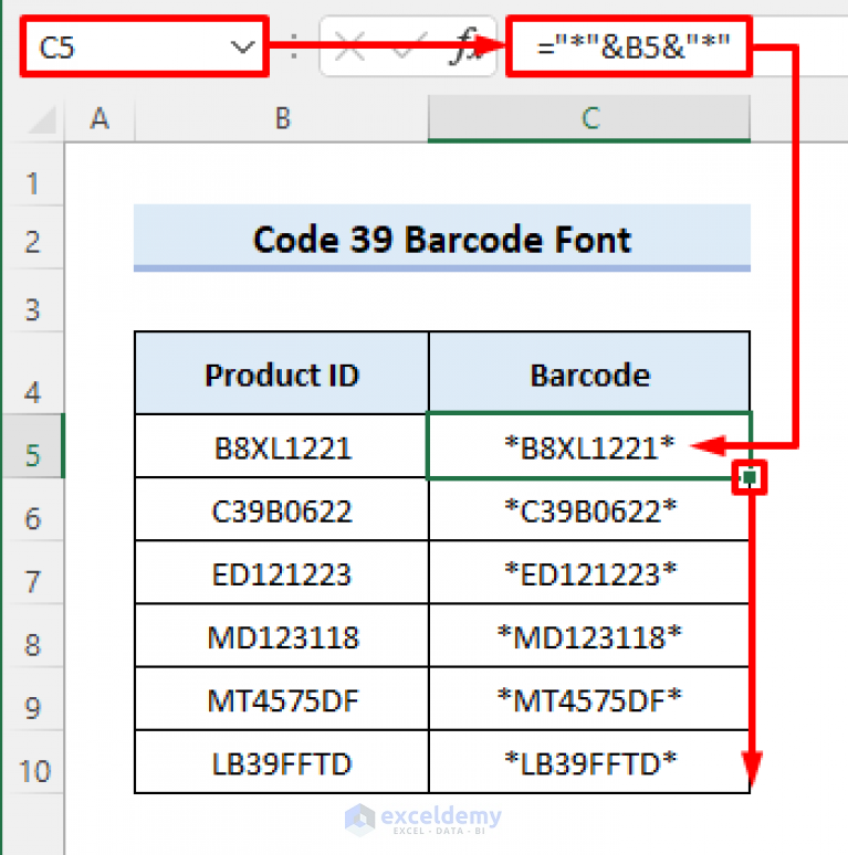 How To Use Code 39 Barcode Font For Excel with Easy Steps How To Use Code 39 Barcode Font For Excel with Easy Steps