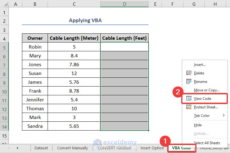 How To Convert Meters To Feet In Excel 4 Methods ExcelDemy How To Convert Meters To Feet In Excel 4 Methods ExcelDemy