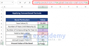 How to Calculate Present Value of a Bond in Excel (3 Easy Ways)