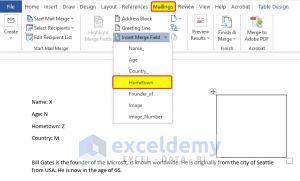 How to Mail Merge Pictures from Excel to Word (2 Easy Ways)