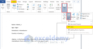 How to Mail Merge Pictures from Excel to Word (2 Easy Ways)