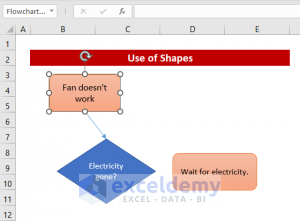 How to Make a Yes No Flowchart in Excel (2 Useful Methods) - ExcelDemy