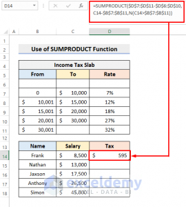 How to Calculate Income Tax in Excel Using IF Function (With Easy Steps)