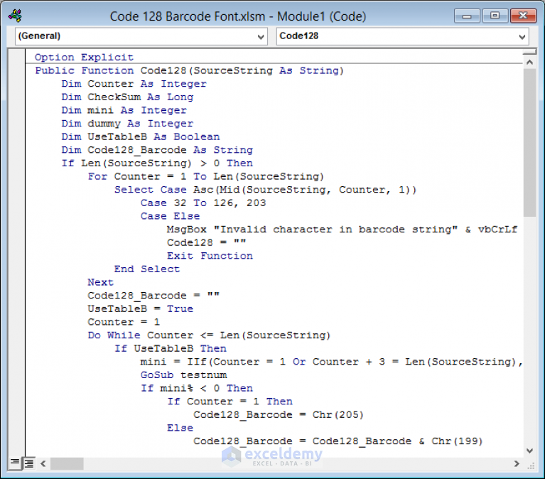 How To Generate Code 128 Barcode Font For Excel With Easy Steps How To Generate Code 128 Barcode Font For Excel With Easy Steps