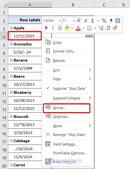 Fixed Excel Pivot Table Cannot Group That Selection ExcelDemy Fixed Excel Pivot Table Cannot Group That Selection ExcelDemy