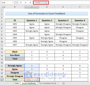 How to Analyze Satisfaction Survey Data in Excel (With Easy Steps)