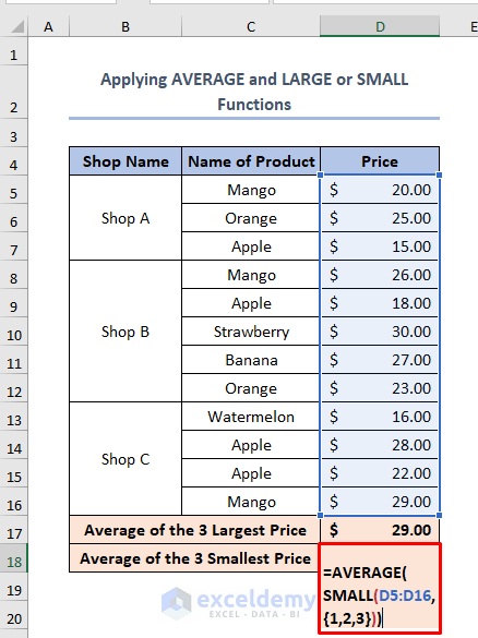 How To Calculate Average Price In Excel 7 Useful Methods ExcelDemy