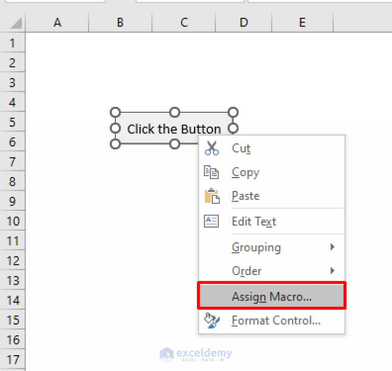 How To Edit A Macro Button In Excel 5 Easy Methods ExcelDemy How To Edit A Macro Button In Excel 5 Easy Methods ExcelDemy
