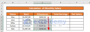 How to Create a Monthly Salary Sheet Format in Excel (with Easy Steps)