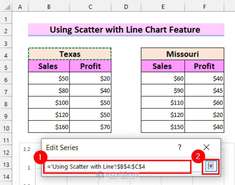 How to Make a Line Graph in Excel with Two Sets of Data