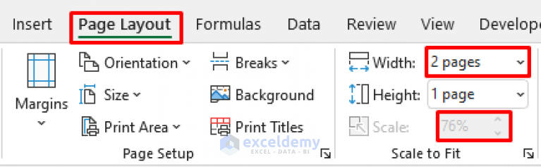 Excel Fit to Page Scale/Preview Looks Small (5 Suitable Solutions)