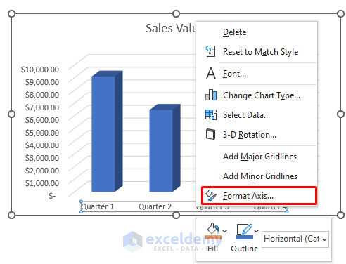 How to Change Text Direction in Excel Chart (3 Easy Methods)