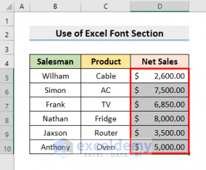 How to Apply Double Accounting Underline Format in Excel
