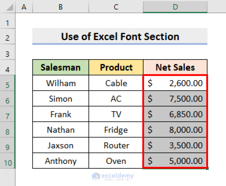How to Apply Double Accounting Underline Format in Excel