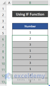 How to Autofill in Excel with Repeated Sequential Numbers
