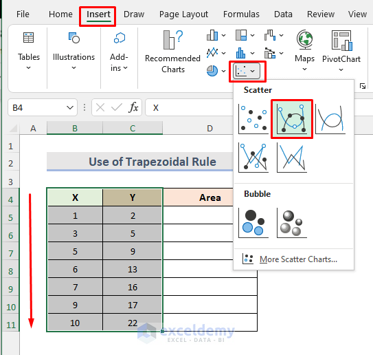 How To Calculate Area Under Curve In Excel 2 Suitable Methods How To Calculate Area Under Curve In Excel 2 Suitable Methods