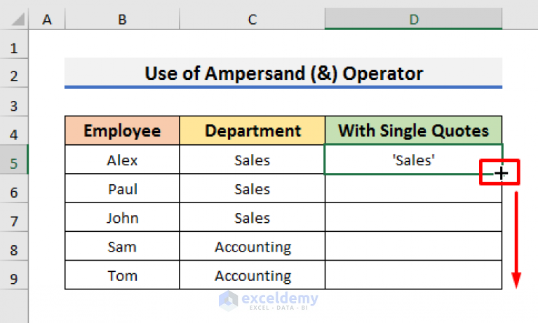 How to Concatenate Single Quotes in Excel (5 Easy Ways)