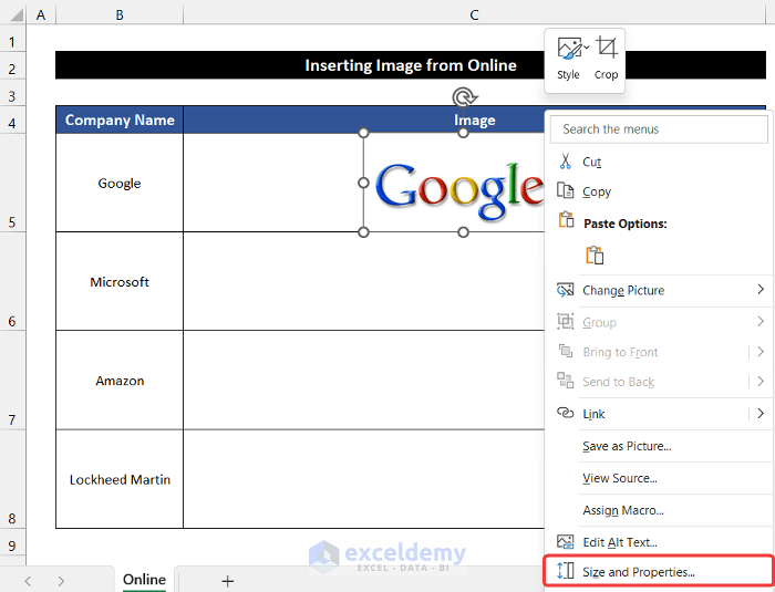 How To Insert An Image In An Excel Cell As An Attachment 4 Methods 