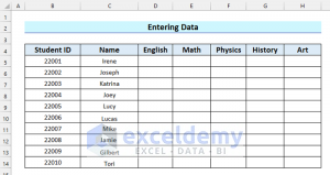 How to Make Result Sheet in Excel (with Easy Steps) - ExcelDemy