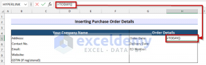 Creating GST Purchase Order Format in Excel (Free Template)