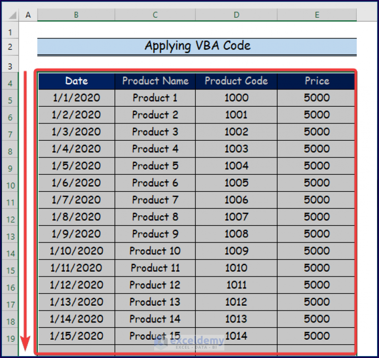 How Do I Quickly Select Thousands of Rows in Excel (2 Ways)
