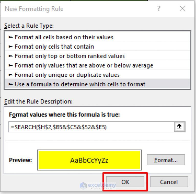 How to Create a Search Box in Excel (4 Easy Methods)