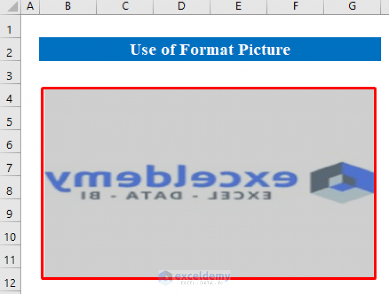 How to Mirror Image in Excel (2 Easy Methods) - ExcelDemy