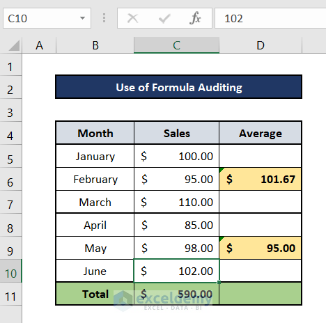 How to Trace Dependents in Excel (2 Easy Methods) - ExcelDemy