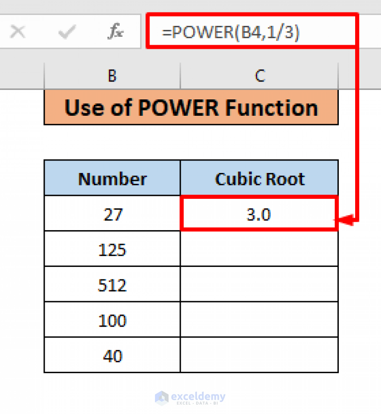 How To Type Cube Root In Excel Printable Templates