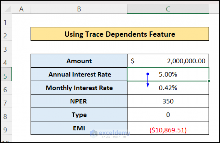 Trace Precedents and Dependents in Excel (with Quick Steps)