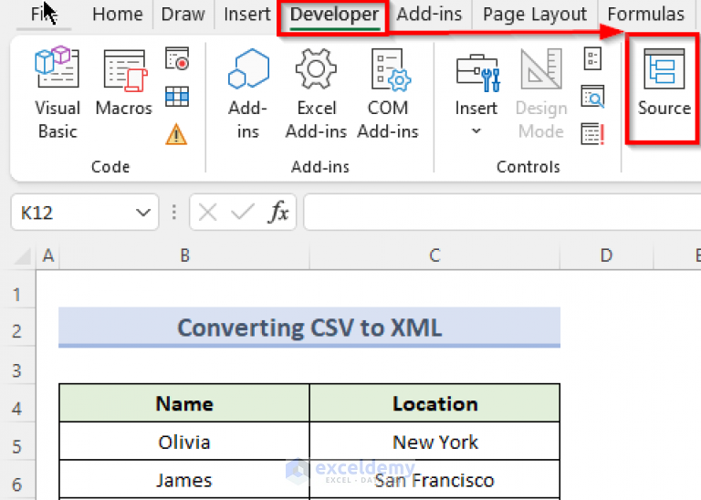 How To Convert CSV To XML In Excel With Easy Steps How To Convert CSV To XML In Excel With Easy Steps