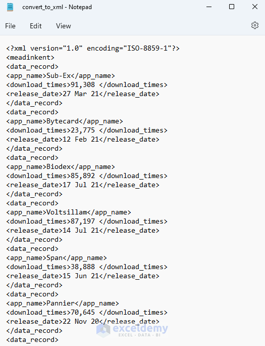 How To Generate Xml File From Excel Using Macro 3 Methods