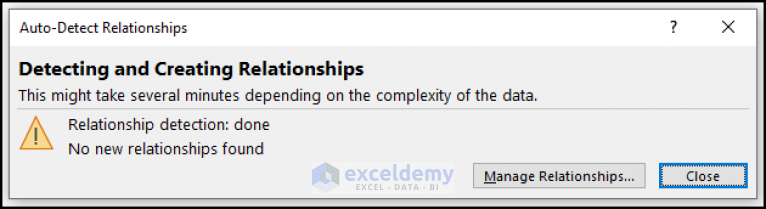 How to Manage Relationships in Excel (with Detailed Steps)