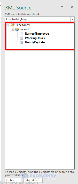 How to Save Excel File As XML Data Mapping (with Easy Steps)