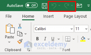 [Fixed!] Undo and Redo in Excel Not Working (3 Simple Solutions)