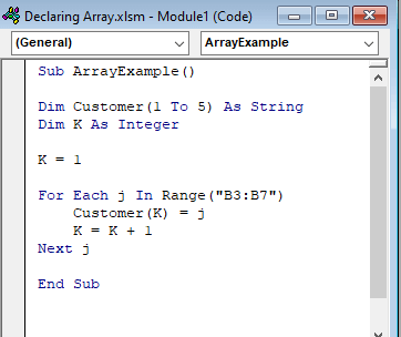 How to Declare Array in Excel VBA (3 Easy Ways) - ExcelDemy