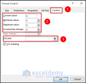 How to Add Up and Down Buttons in Excel (2 Suitable Examples)