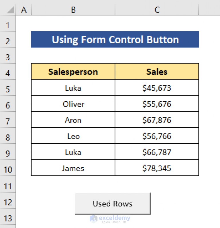How to Create a Macro Button in Excel (3 Quick Methods)