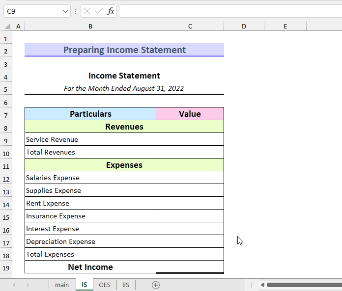 How To Prepare Financial Statements From Trial Balance In Excel How To Prepare Financial Statements From Trial Balance In Excel