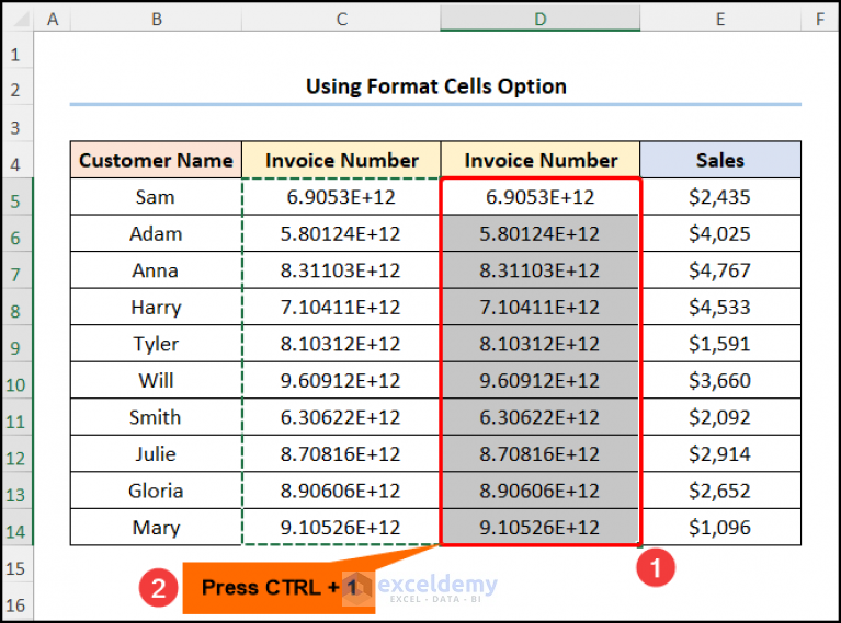 How To Stop Excel From Changing Numbers To Scientific Notation How To Stop Excel From Changing Numbers To Scientific Notation