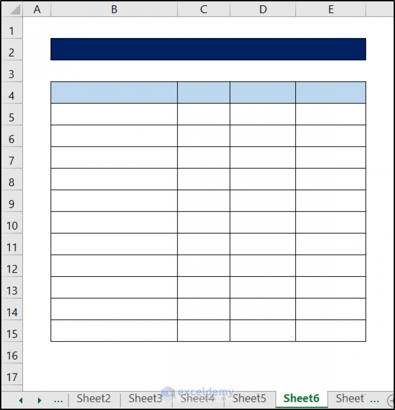 How to Clear Contents of a Sheet with Excel VBA (5 Examples)