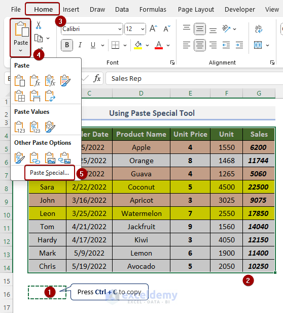 How to Clear Formatting in Excel (9 Easy Ways) - ExcelDemy