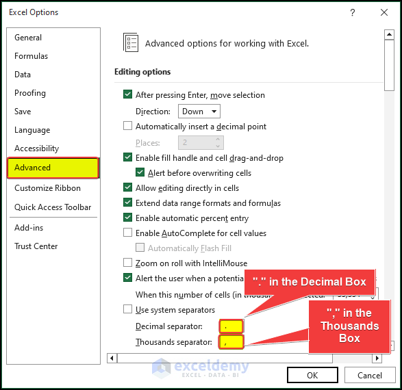 Set Comma Instead Of Semicolon As Delimiter In Excel CSV Set Comma Instead Of Semicolon As Delimiter In Excel CSV