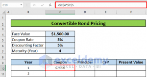 How to Create Convertible Bond Pricing Model in Excel