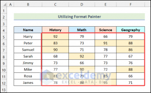 How to Copy Conditional Formatting Color to Another Cell in Excel