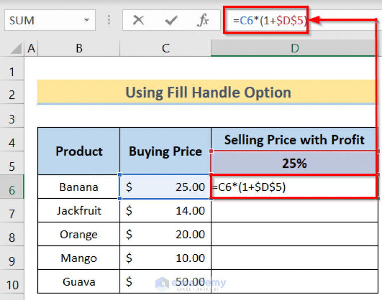 How To Copy A Formula In Excel Without Changing Cell References