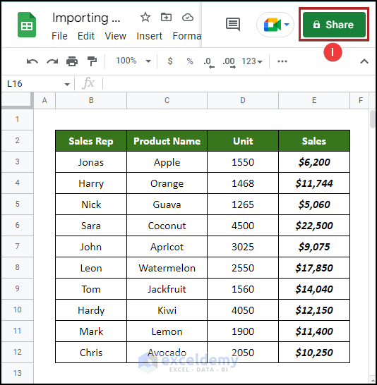 How To Import Data From Google Sheets To Excel Using VBA How To Import Data From Google Sheets To Excel Using VBA