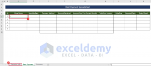 How to Create Rent Payment in Excel Spreadsheet - ExcelDemy