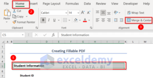 How to Create a Fillable PDF from Excel (2 Suitable Ways)